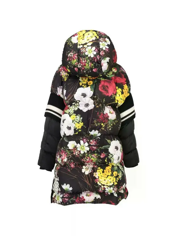 Dolce & Gabbana Padded Floral Print Coat