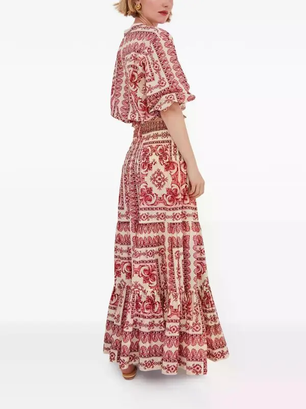 Cara Cara Emilia Hudson Scarf Tie Skirt