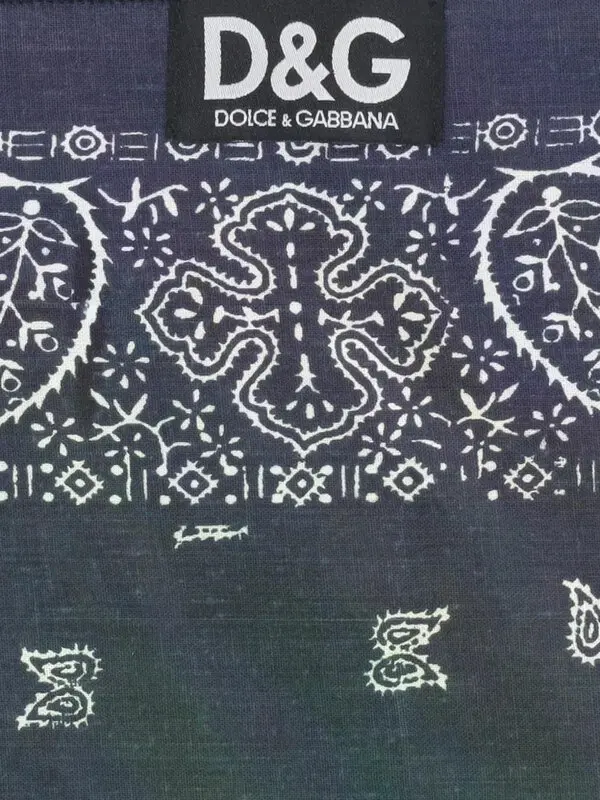 Dolce & Gabbana Paisley-print Square Scarf