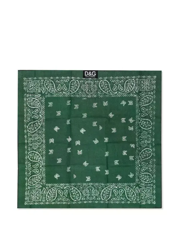 Dolce & Gabbana Paisley-print Square Scarf