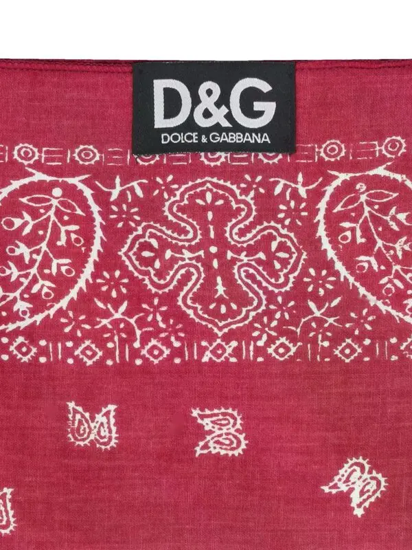 Dolce & Gabbana Paisley-print Square Scarf