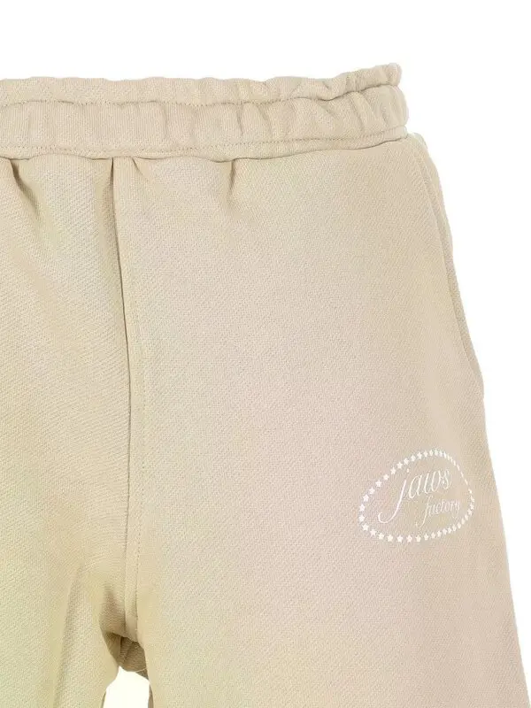 JAWS Name Scomodi Logo-print Elasticated Waist Shorts