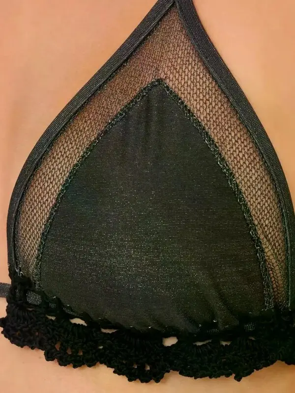 DEL MAAR Amay Ruffled Bikini Top