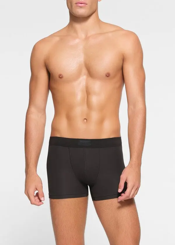 SKIMS Cotton-blend 3' Boxer Briefs - Grey