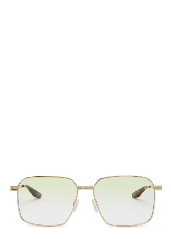 Barton Perreira Hampton Rectangle Frame Sunglasses