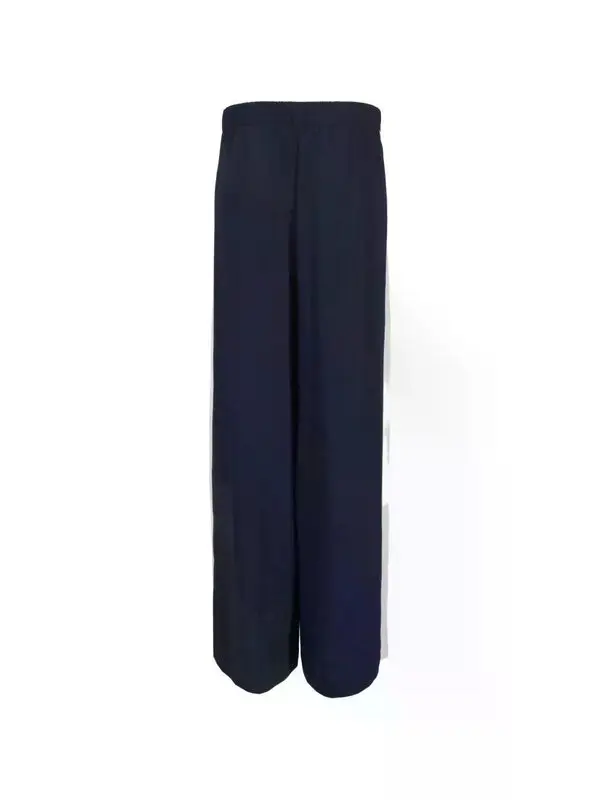 P.a.r.o.s.h Navy Side Stripe Wide-leg Trousers