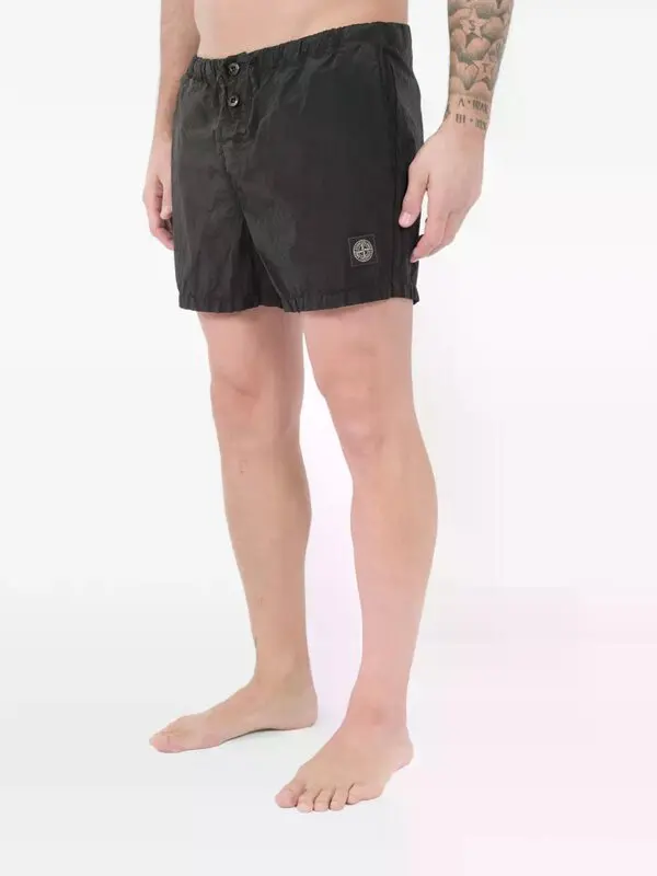 Stone Island Logo-patch Swim Shorts
