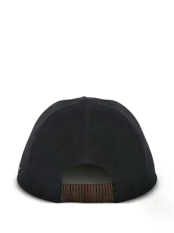 Zegna Logo Plaque Baseball Cap