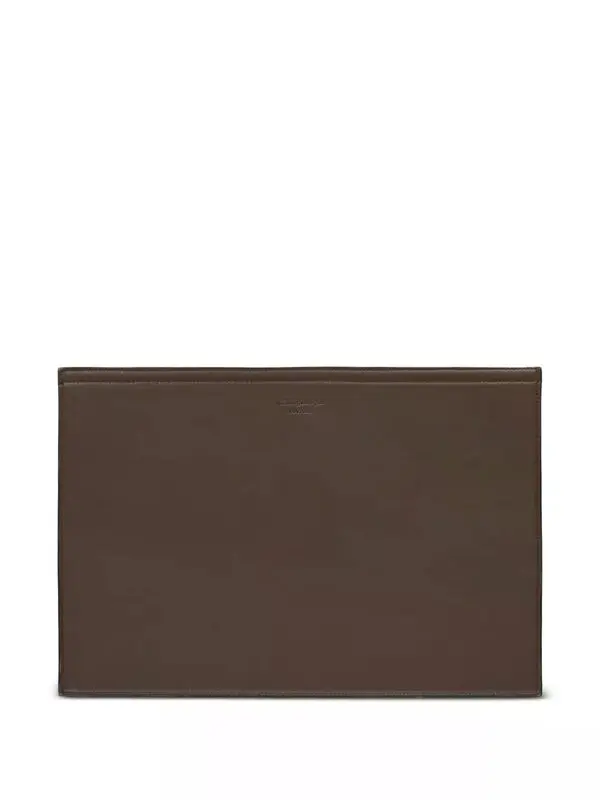 Zegna Pelle Tessuta Clutch Bag