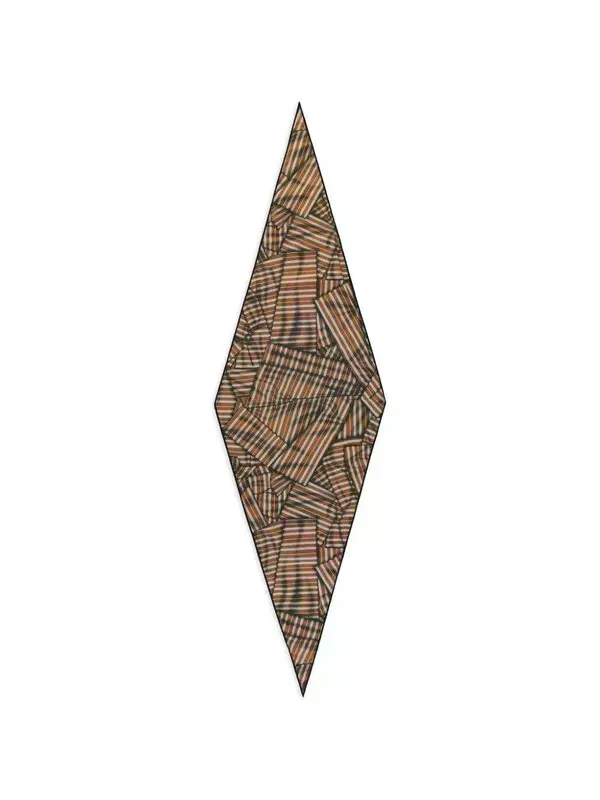 Zegna Diamond-shaped Scarf - Brown