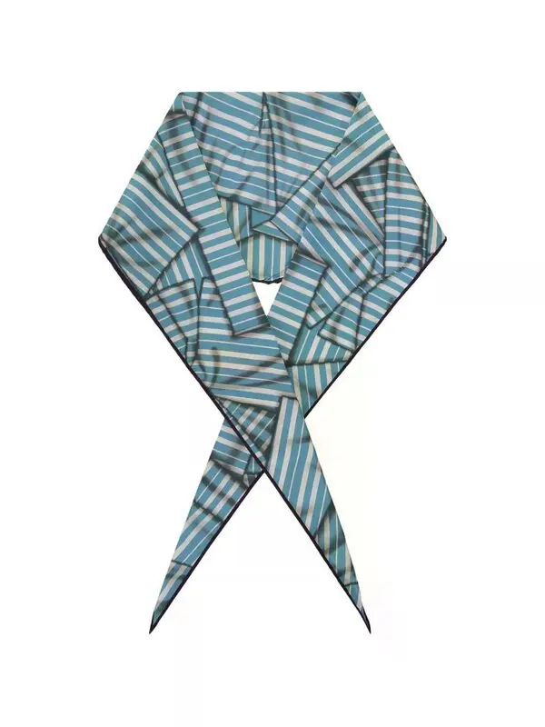 Zegna Striped Diamond-shaped Scarf