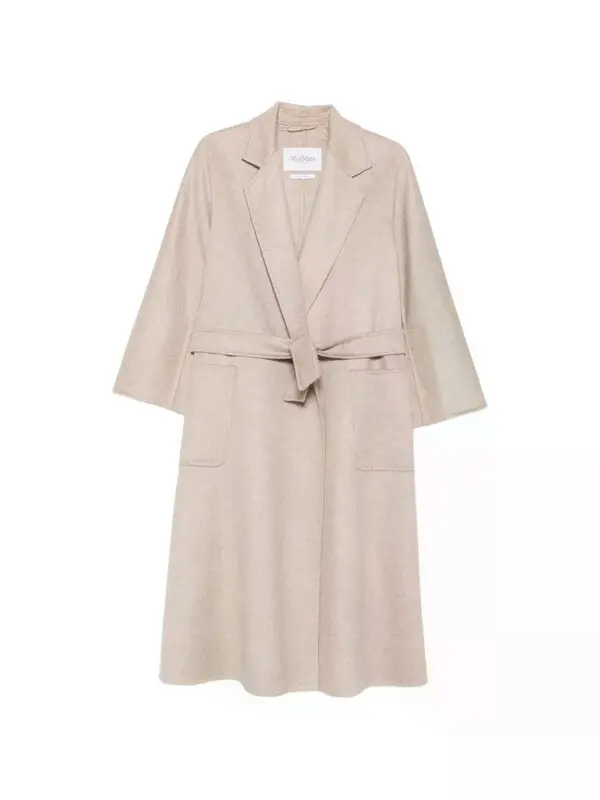 Max Mara Ludmilla Belted Coat - Neutrals