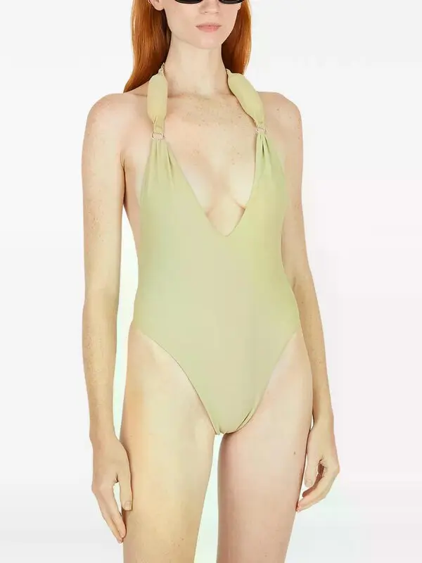 ENTIRE STUDIOS Padded Strap One-piece Swimsuit - Green