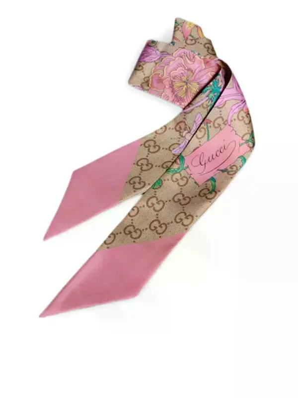 Gucci Flora Gg Supreme Scarf
