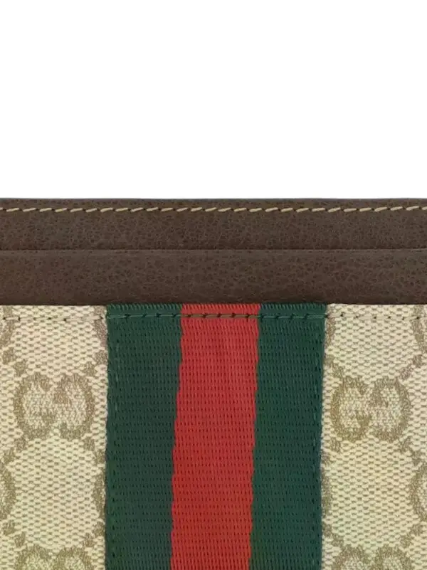 Gucci Web-stripe Card Holder