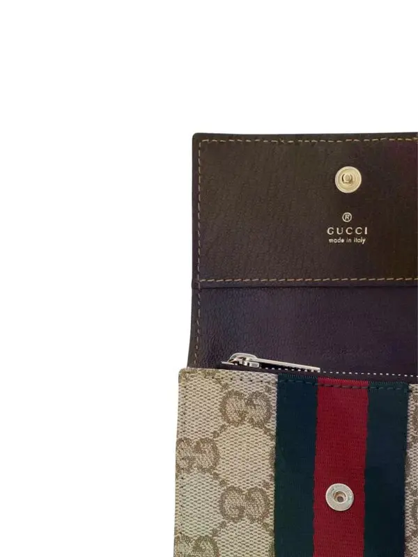 Gucci Web-detail Bi-fold Card Holder