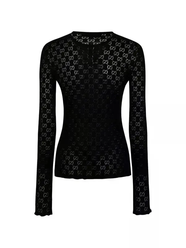 Gucci Gg Devoré Top