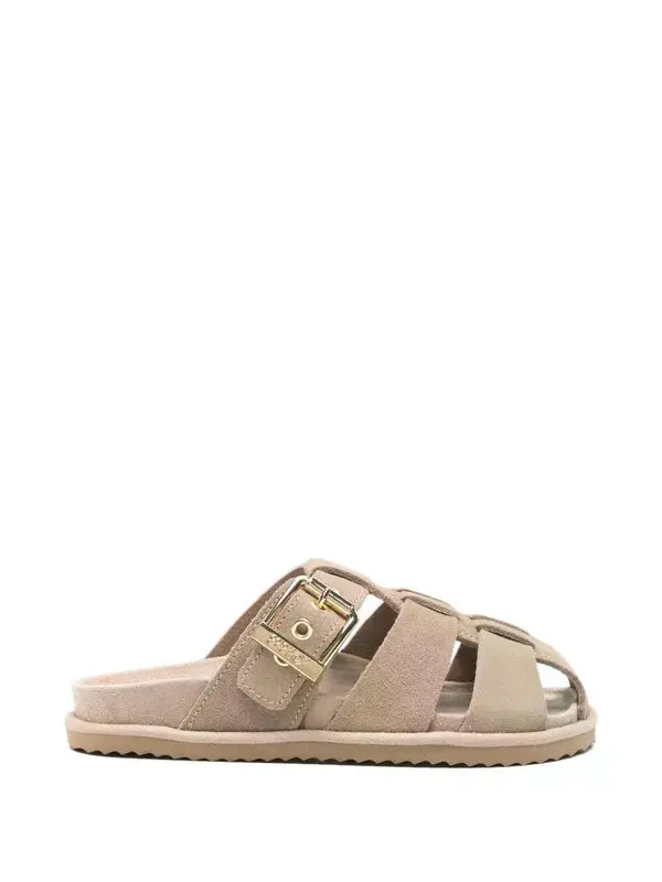 COLORS OF CALIFORNIA Buckle-fastening Suede Sandals