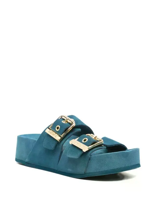 COLORS OF CALIFORNIA Buckle-fastening Platform Sandals