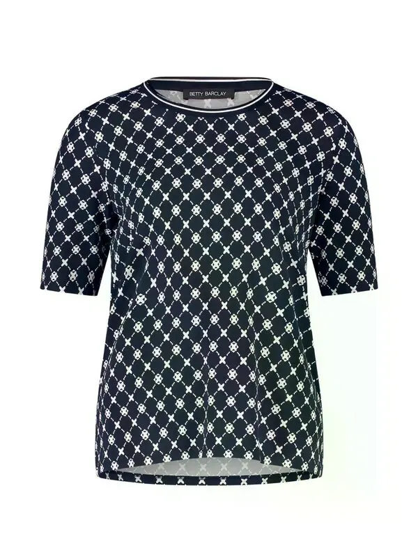 BETTY BARCLAY Geometric Print T-shirt