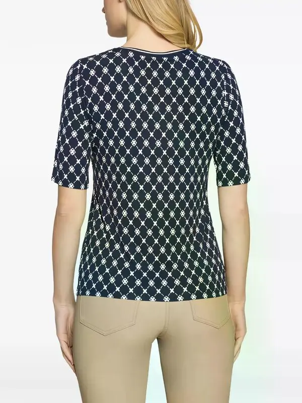 BETTY BARCLAY Geometric Print T-shirt