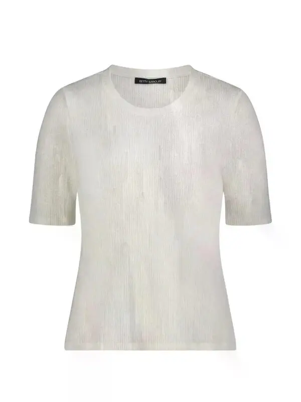BETTY BARCLAY Textured Short-sleeve T-shirt