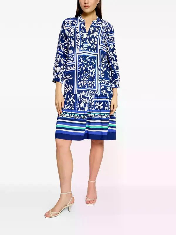 BETTY BARCLAY Floral Print Ruffled Dress