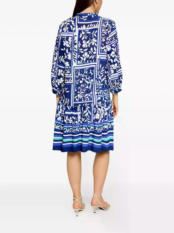 BETTY BARCLAY Floral Print Ruffled Dress