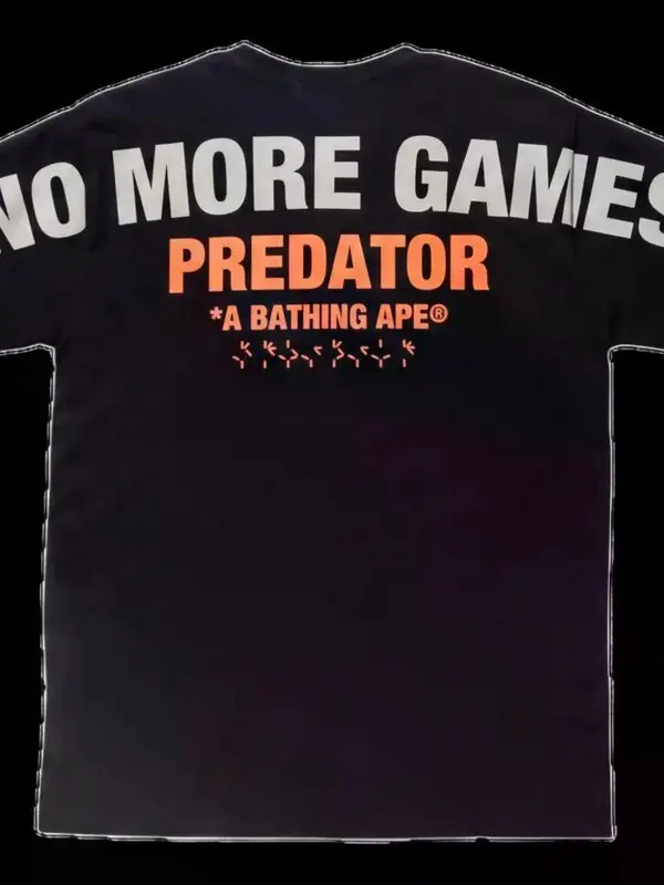 A BATHING APE Logo-print Short-sleeve T-shirt - Black