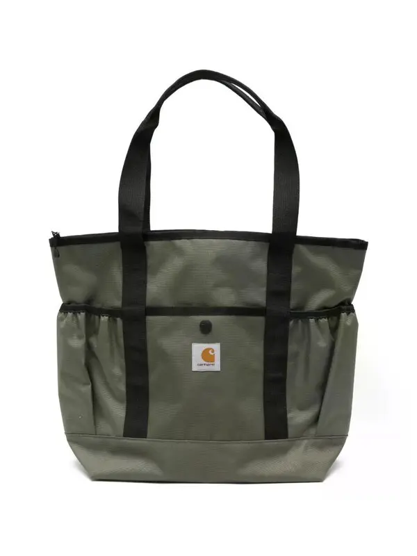 Carhartt Work In Progress Clapton Logo-patch Tote Bag - Green
