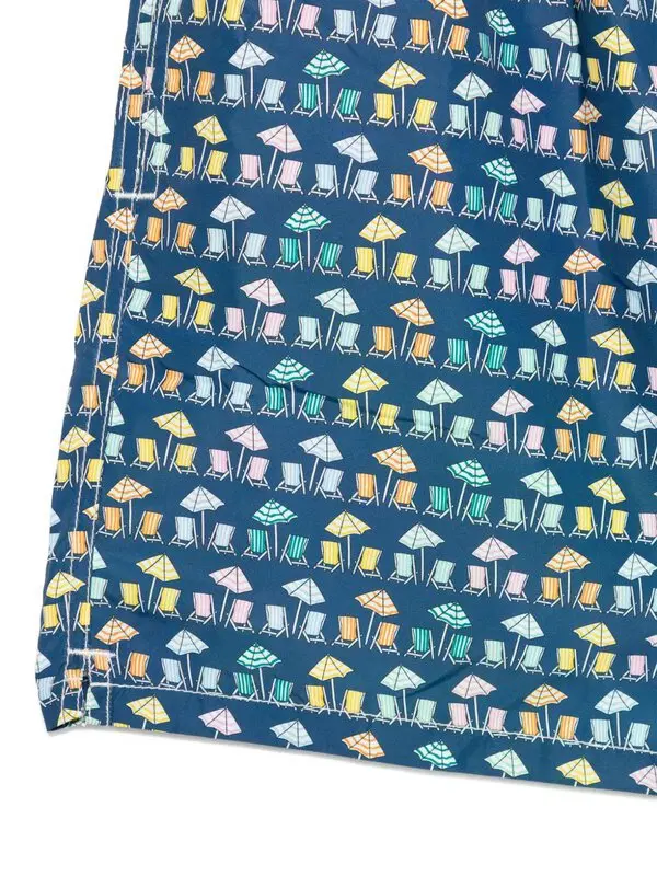 MC2 SAINT BARTH Beach Print Swim Shorts