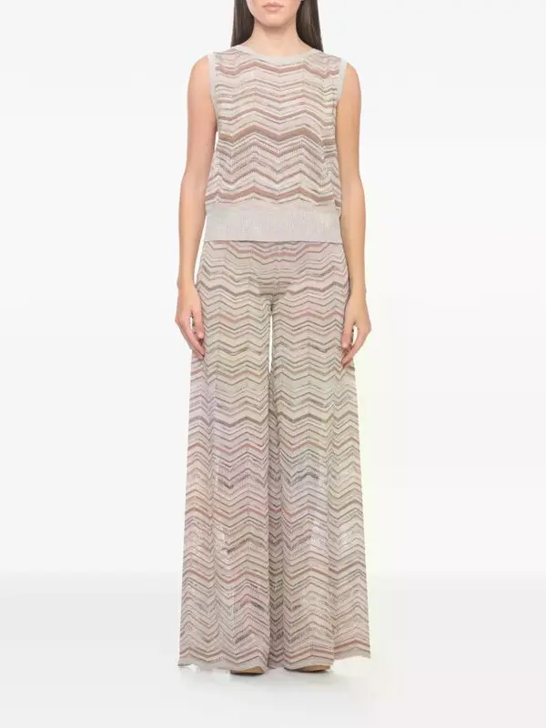 D.exterior Sleeveless Knit Sweater