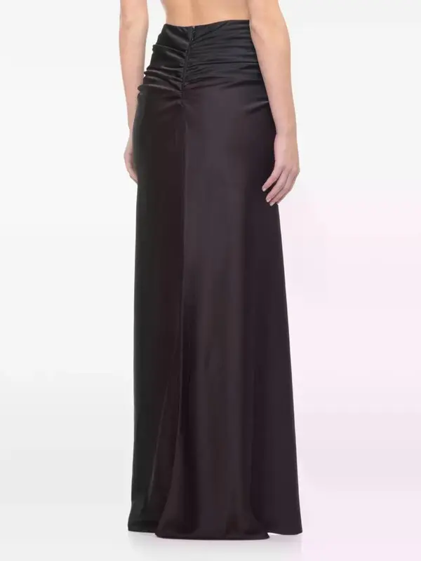 Andamane Iris Ruched Maxi Skirt