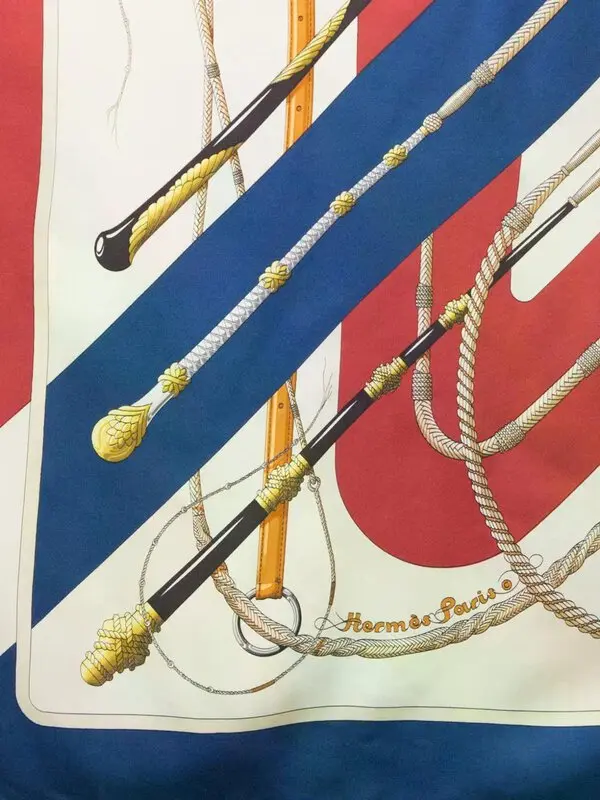 Hermès 1979 Clic Clac Silk Scarf