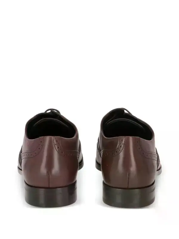 TOD'S Brogue Detail Leather Derby Shoes