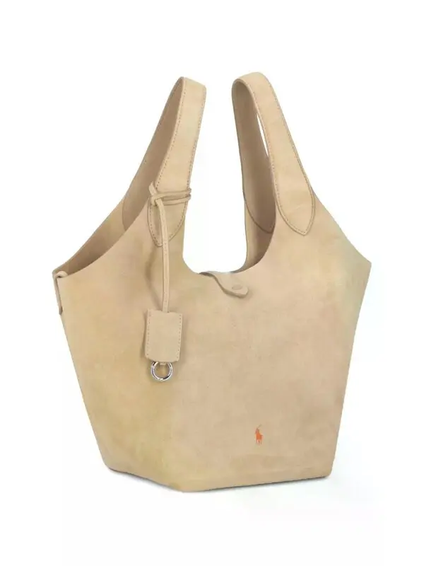 Polo Ralph Lauren Suede Tote Bag - Neutrals