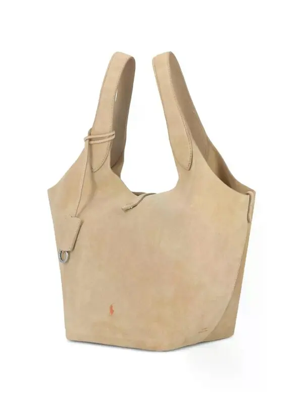 Polo Ralph Lauren Suede Tote Bag - Neutrals