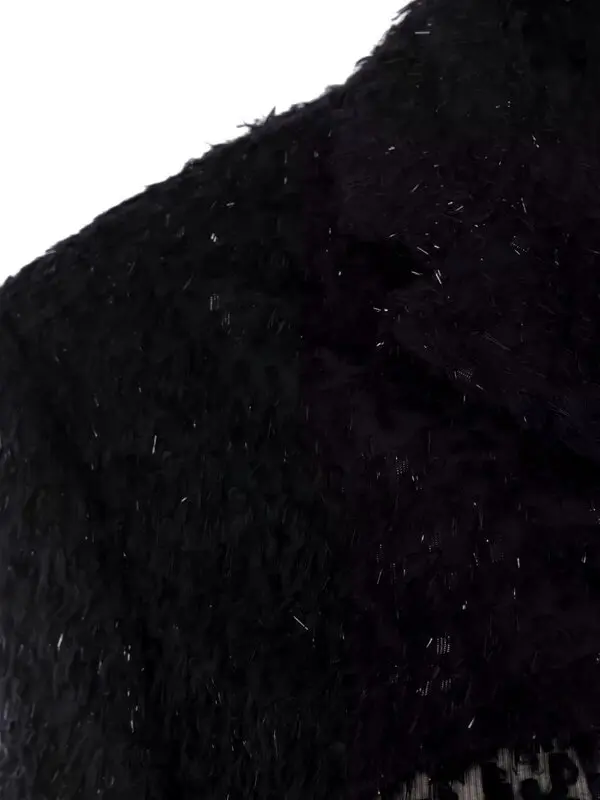Noir Kei Ninomiya Ruffled Frayed Coat