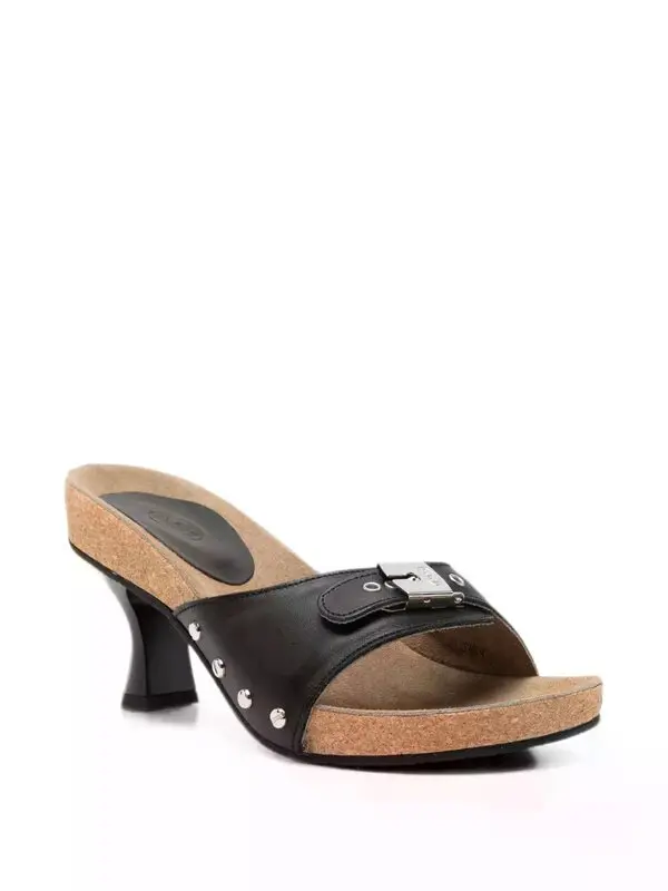 DR. SCHOLL'S SHOES Luna Heel Buckle-detail Studded Sandals