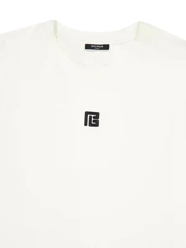 Balmain Pb Logo T-shirt