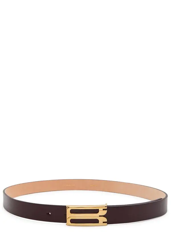 Victoria Beckham Dorian Leather Belt - No Colour