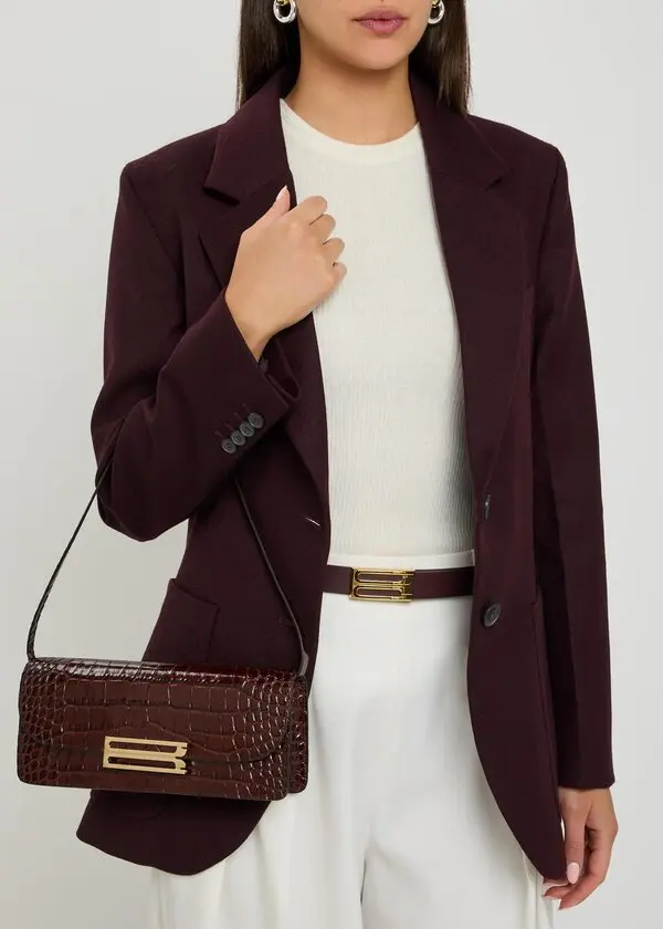 Victoria Beckham Dorian Leather Belt - No Colour