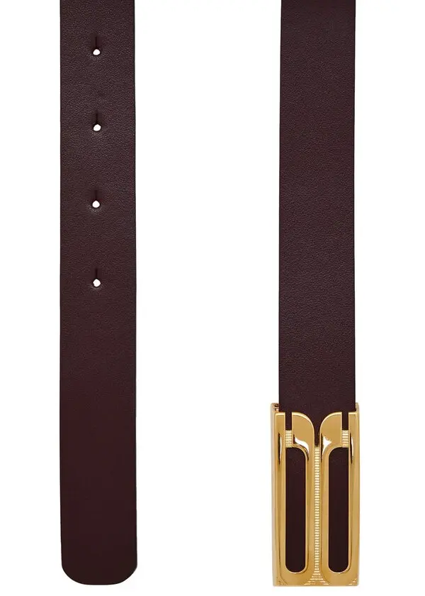 Victoria Beckham Dorian Leather Belt - No Colour
