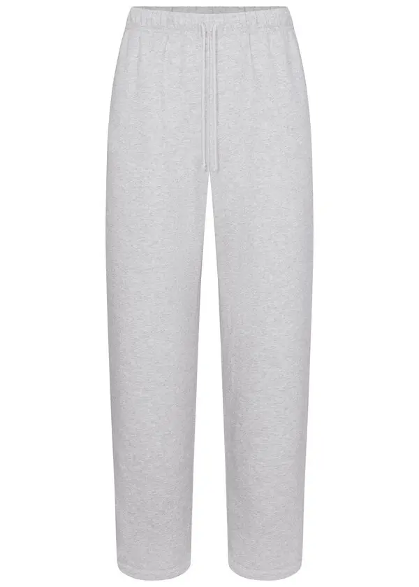 SKIMS Relaxed Cotton-blend Sweatpants - Grey