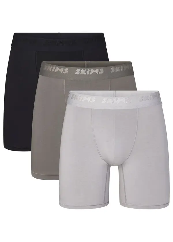 SKIMS Stretch-modal 5' Boxer Briefs - Multicoloured 1