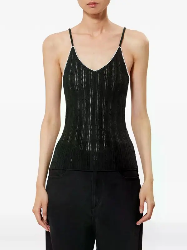 Isabel Marant Étoile V-neck Knit Tank - Black