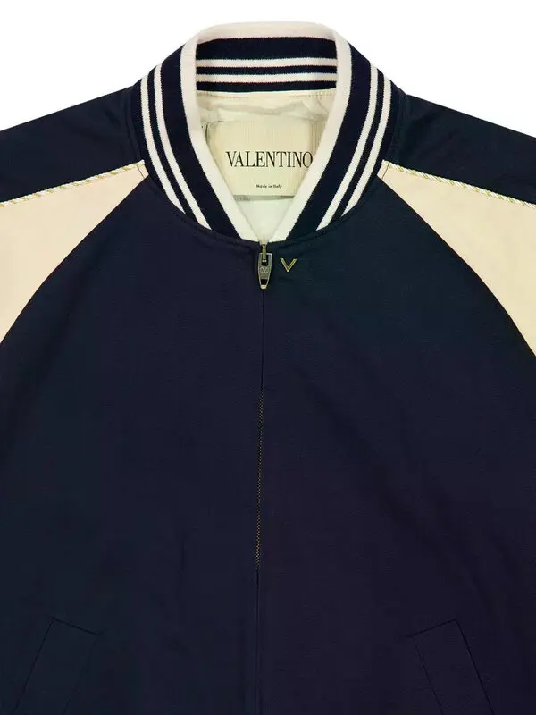 Valentino Garavani Vlogo Contrast-sleeve Jacket