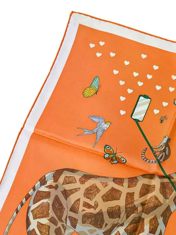 Hermès 2020s Story Silk Scarf