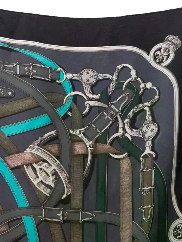 Hermès 1981 Cavalcadour Silk Scarf