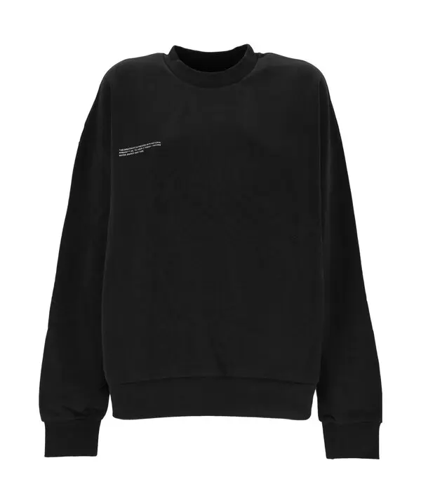 PANGAIA Long-sleeved Pullover - Black